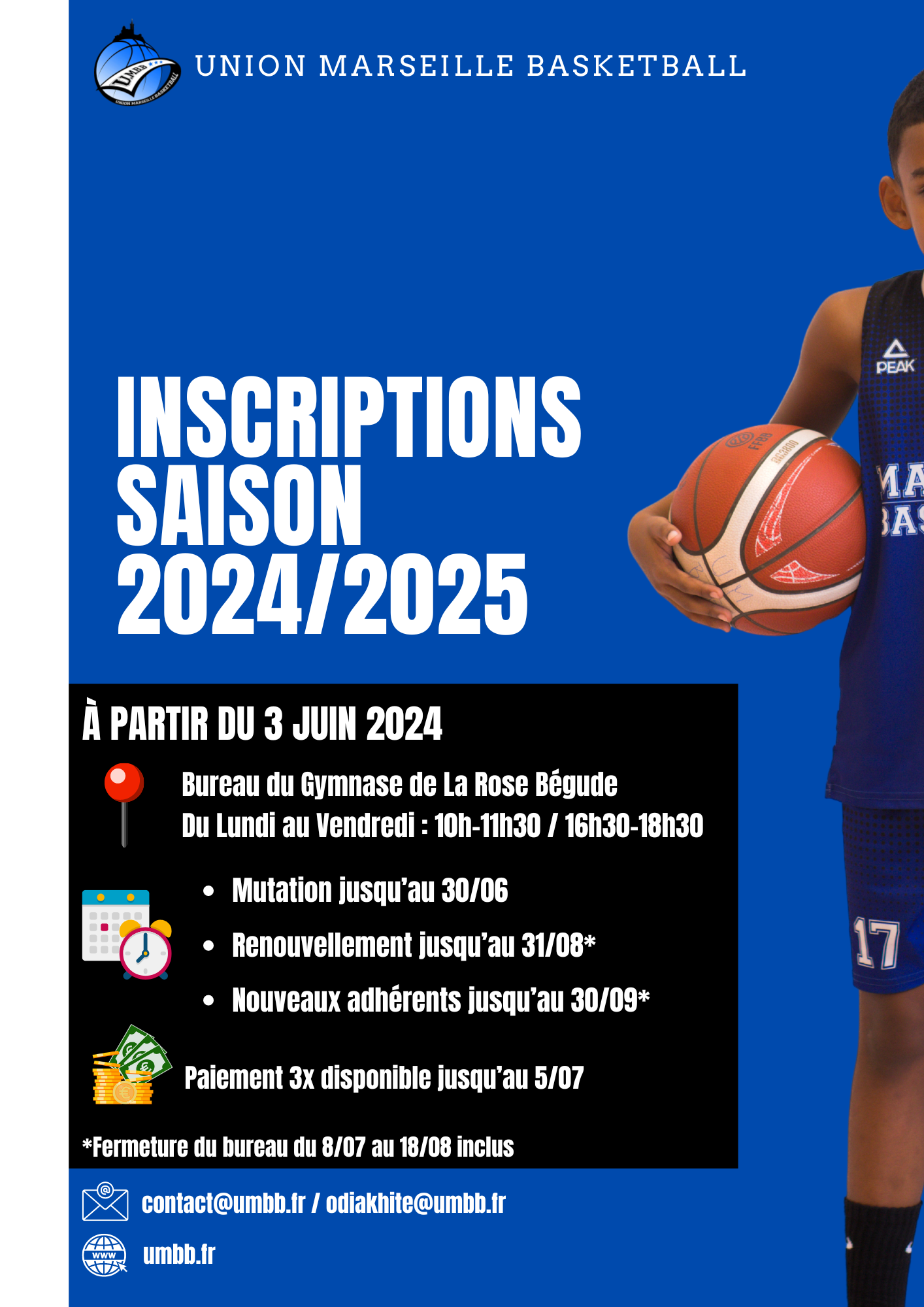 Site officiel du club de basket-ball Union Marseille Basket Ball, 13013 ...